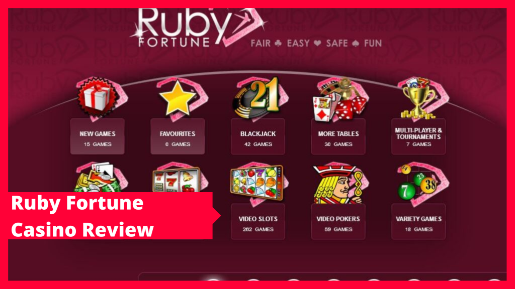 Ruby Fortune online casino overview - what do we know about this platform?